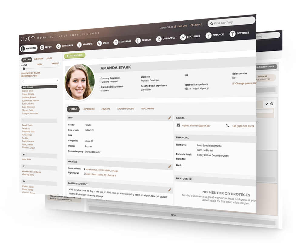 The Power of One - Oden Business Intelligence